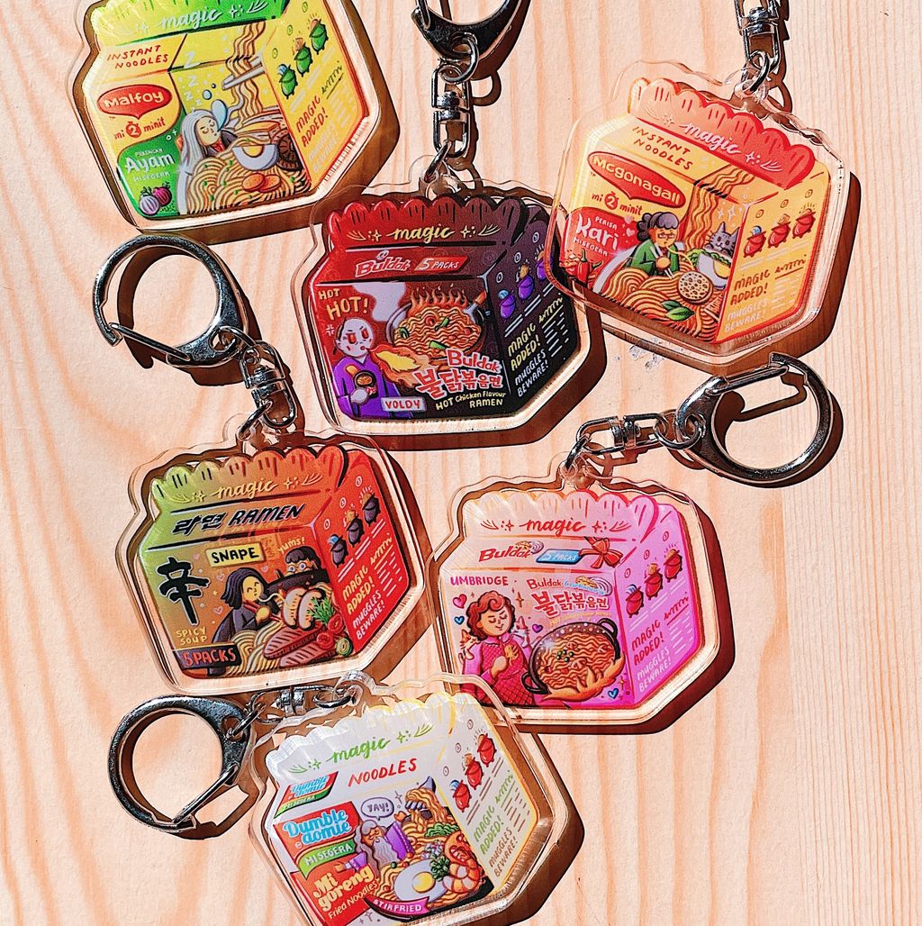 Magic Ramen Acrylic Keychain – Shop is currently taking a break to ...