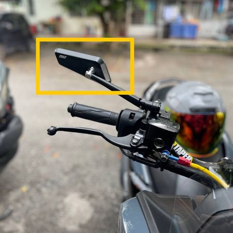 Black Diamond Side Mirror Yamaha Honda BMW Kawasaki Suzuki XMAX XADV X ...