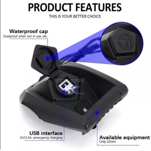 Yamaha XMAX Stay Bracket Phone Holder USB For X MAX 250 X-MAX 300 EURO ...