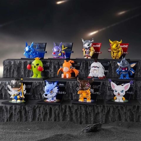 Digimon Adventure Fridge Magnet Series Figures – FTB19 Blindbox Hub