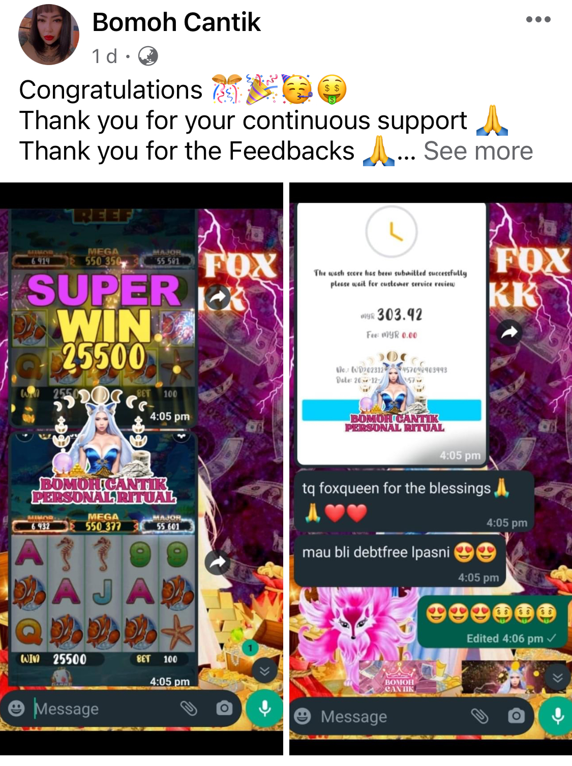 Testimonial – Nine Tailed Fox Queen