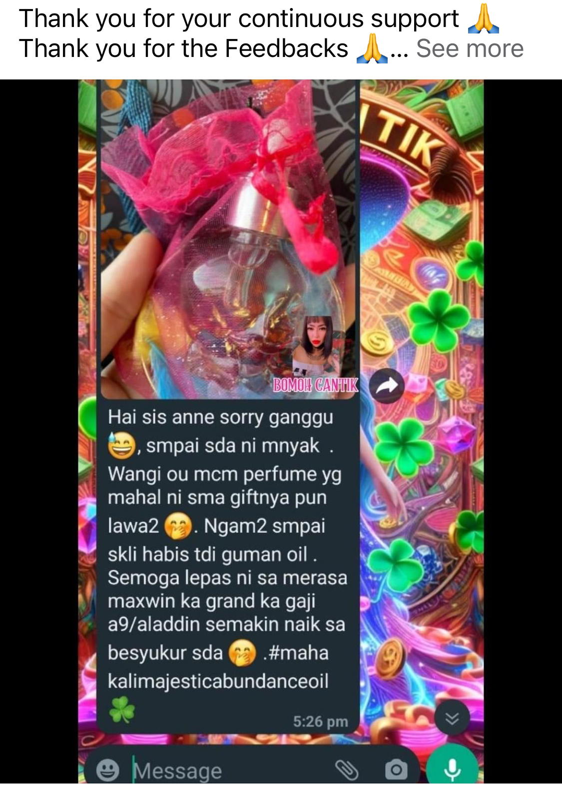 Testimonial – Nine Tailed Fox Queen