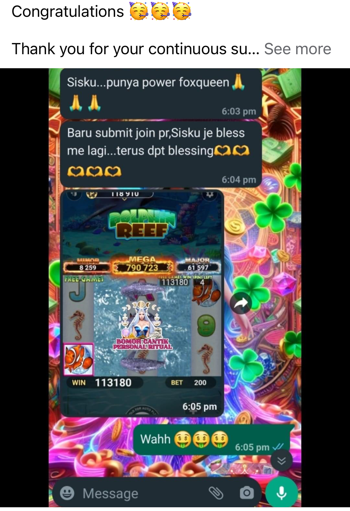 Testimonial – Nine Tailed Fox Queen