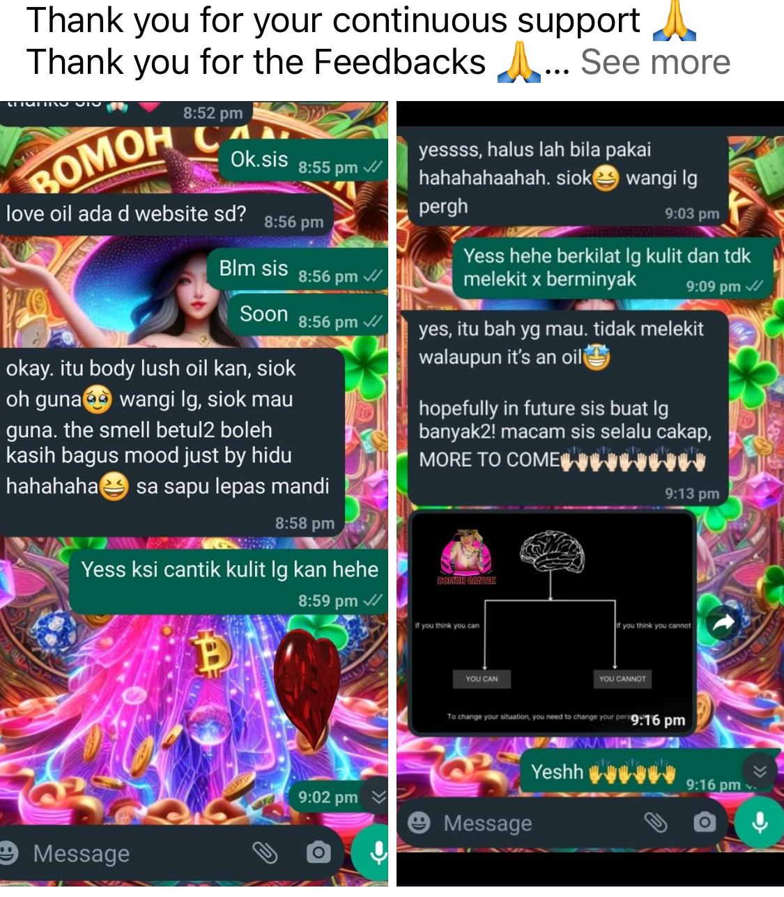 Testimonial - Lush Oil – Nine Tailed Fox Queen