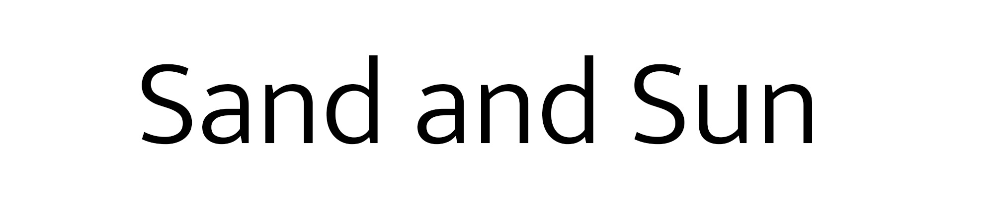 News – Sand and Sun