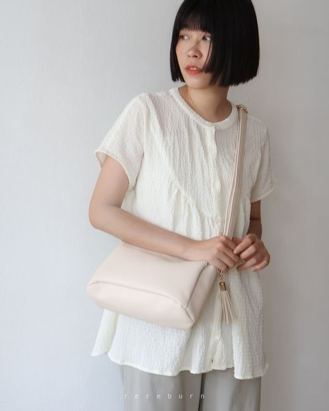 春夏日本選品日系通勤百搭多夾層收納斜背肩背包3色-杏 – REreburn ｜ 日系女裝＆古著選物