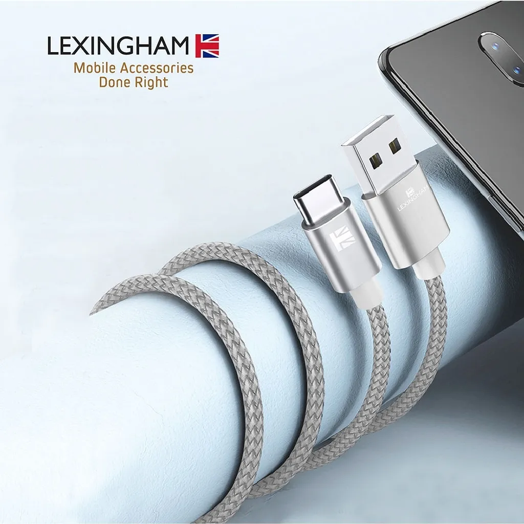 【南紡購物中心】 【Lexingham】USB-C / Type-C to USB 3.0 豪華編織 高速傳輸線 (1M) 品號L5760 ...