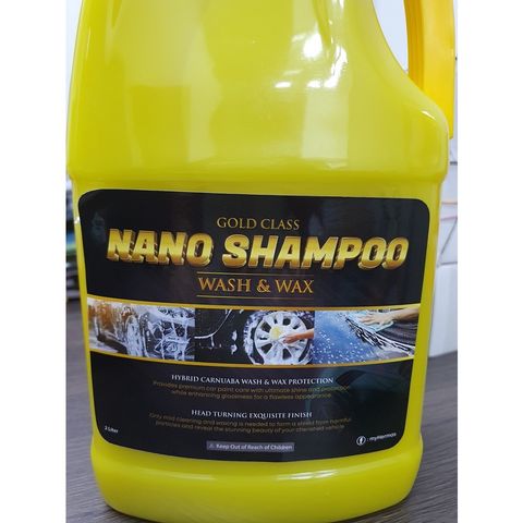 GOLD CLASS 2 Liter Nano Shampoo Wash & Wax for Car Wash Floor Wash ...