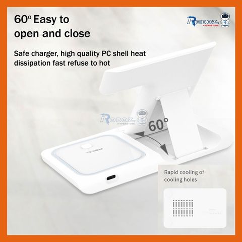 Recci RCW 15 Magnetic RECCI Wireless Charger 3 in 1 with 15W Fast ...