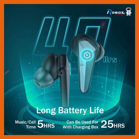 Recci W20 HD Bass Sound TWS Wireless Bluetooth Earphone Gaming Earbuds ...