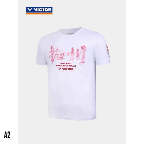 VICTOR 2025 BWF World Tour Finals Merchandise Knitted T-shirt T-WT2501 ...