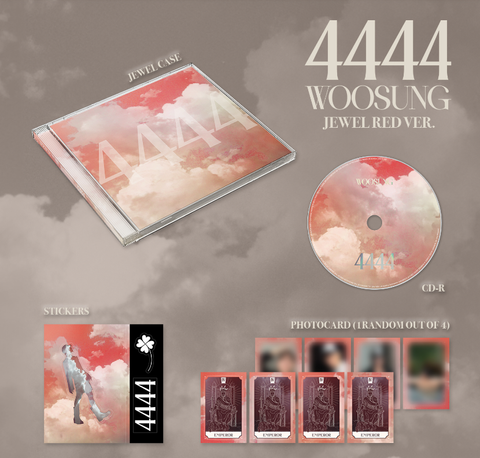 金佑星 WOOSUNG - 4444（一般版｜CD） – 環球黑膠