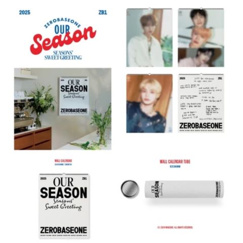ZEROBASEONE (ZB1) - 2025 Season's Greetings（年曆 / 掛曆｜官方周邊） – 環球黑膠