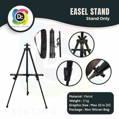 EASEL STAND WITH PRINTING / STAND ONLY – Dcprintingfactory