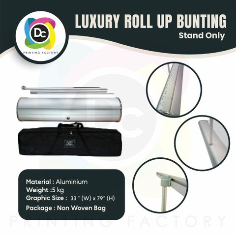 LUXURY ROLL UP BUNTING ( SUITABLE FOR INDOOR AND OUTDOOR USE ...