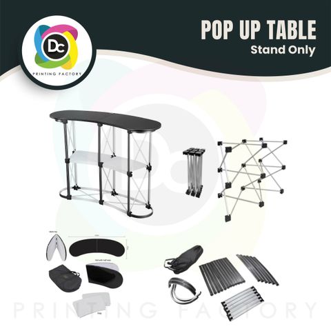 POP UP TABLE WITH PRINTING / WITHOUT PRINTING – Dcprintingfactory