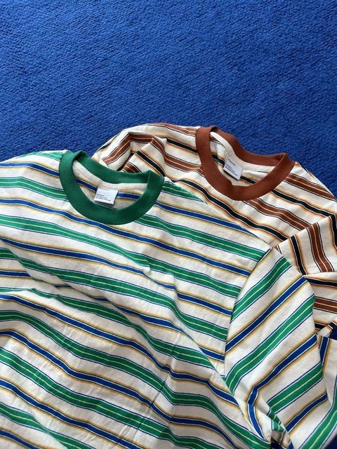 韓國復古條紋短T 2色 – day tripper selection shop